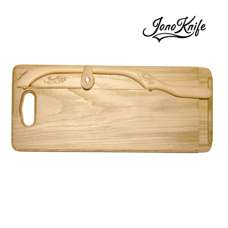 Latched Oak breadboard for JonoKnife | JonoKnife